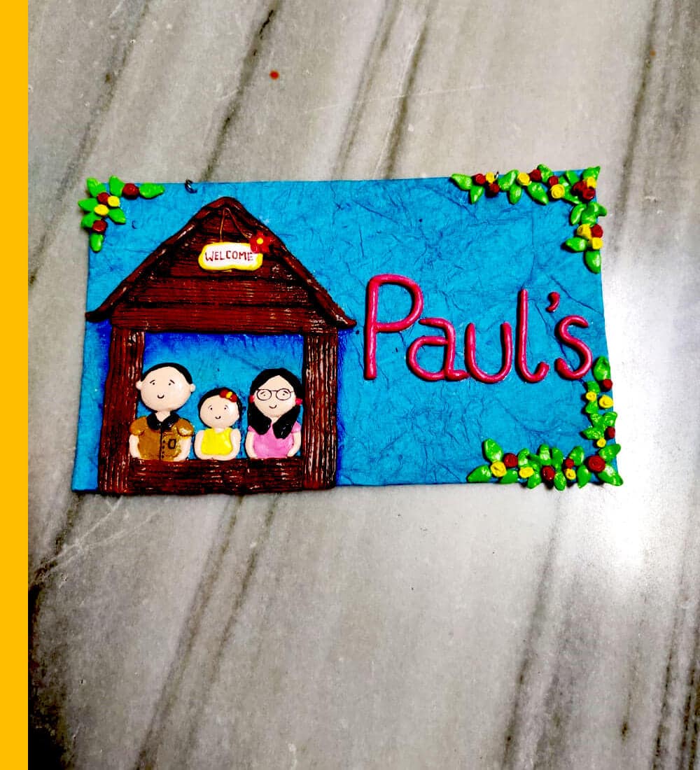 Family Home Name Plate | Buy Custom Handicrafts Online in India